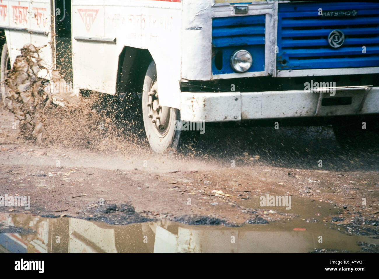 Bus in mud hi-res stock photography and images - Alamy