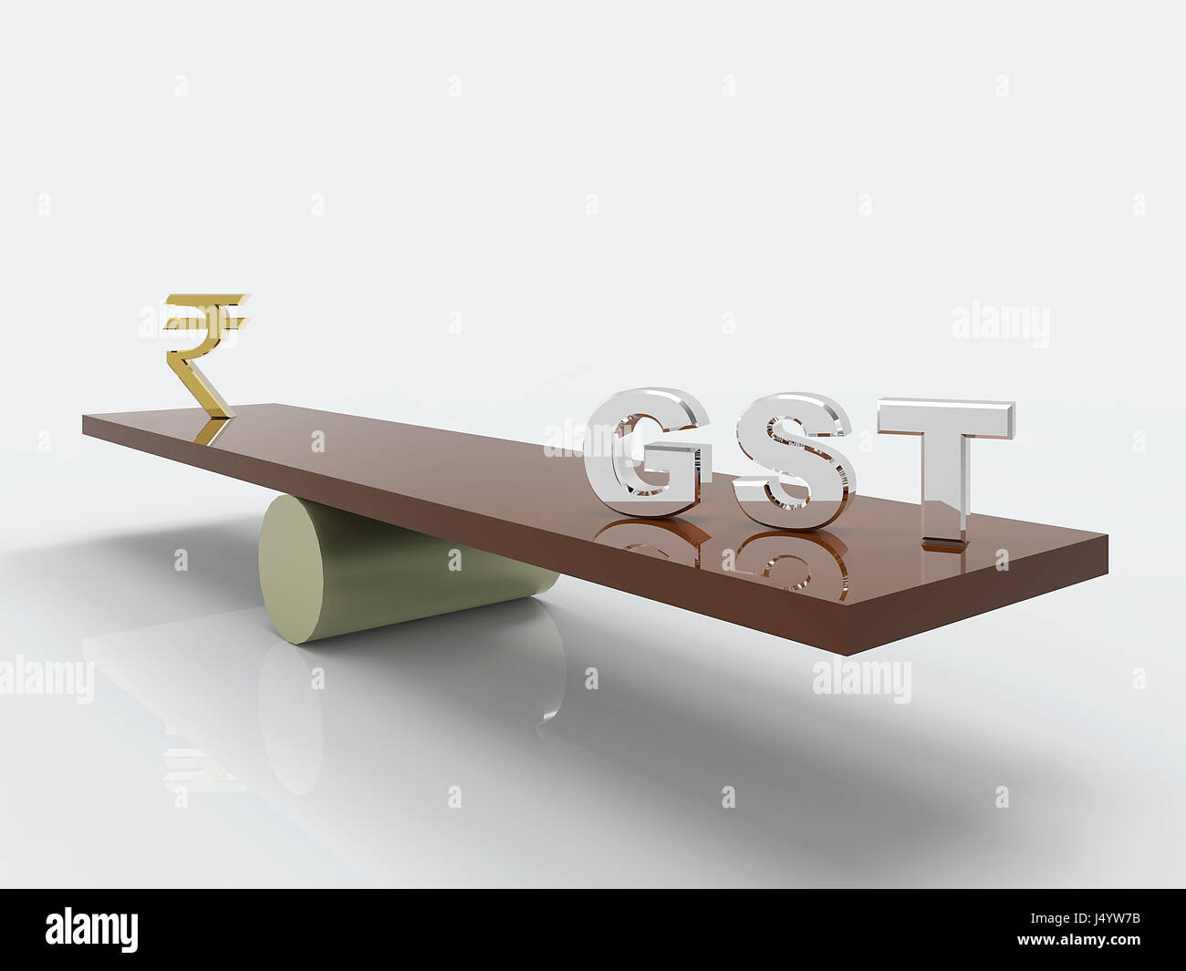 Gst tax and Indian rupees symbol, india, asia Stock Photo - Alamy