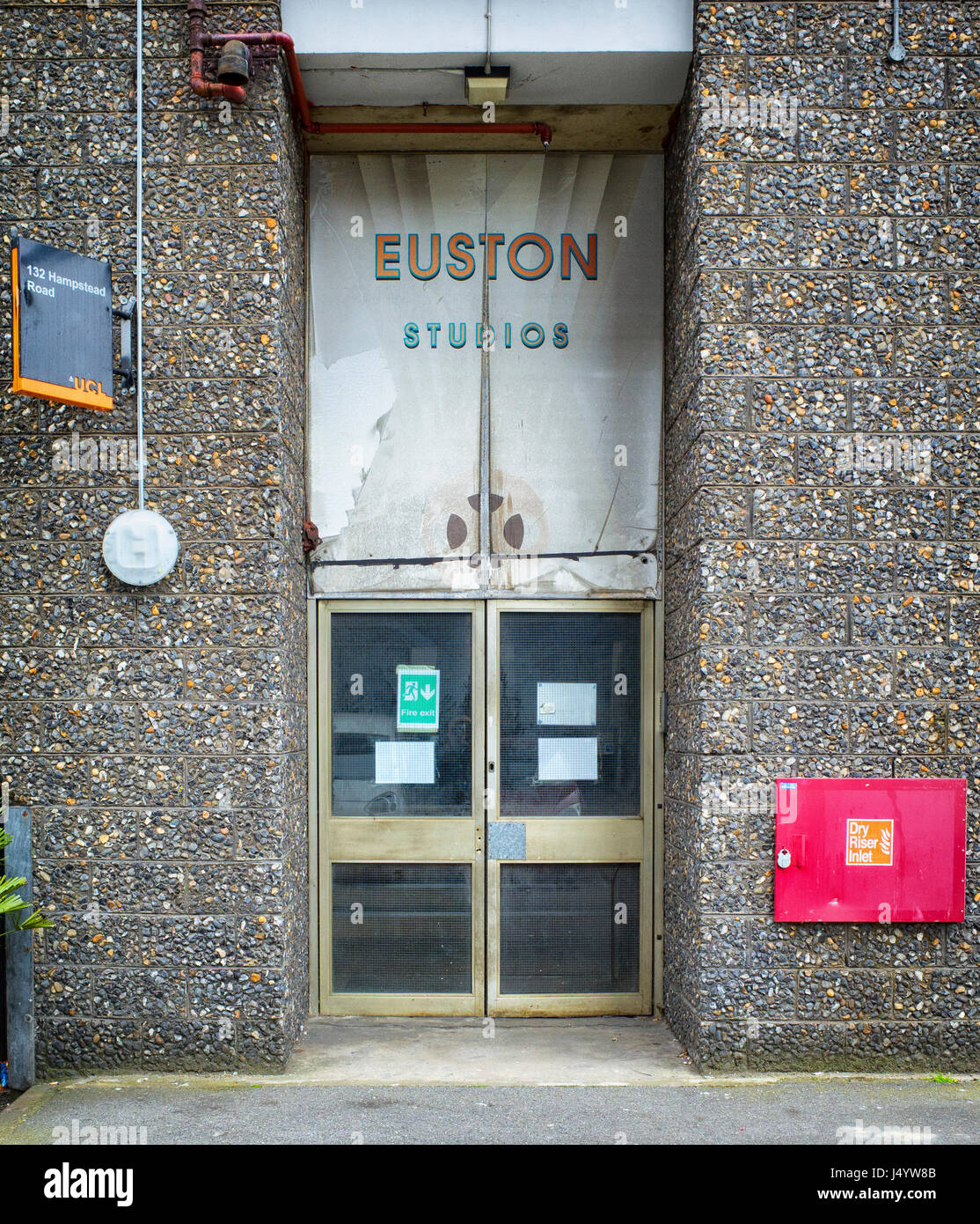 Entrance to the former Euston Studios home of Euston Films which made ...