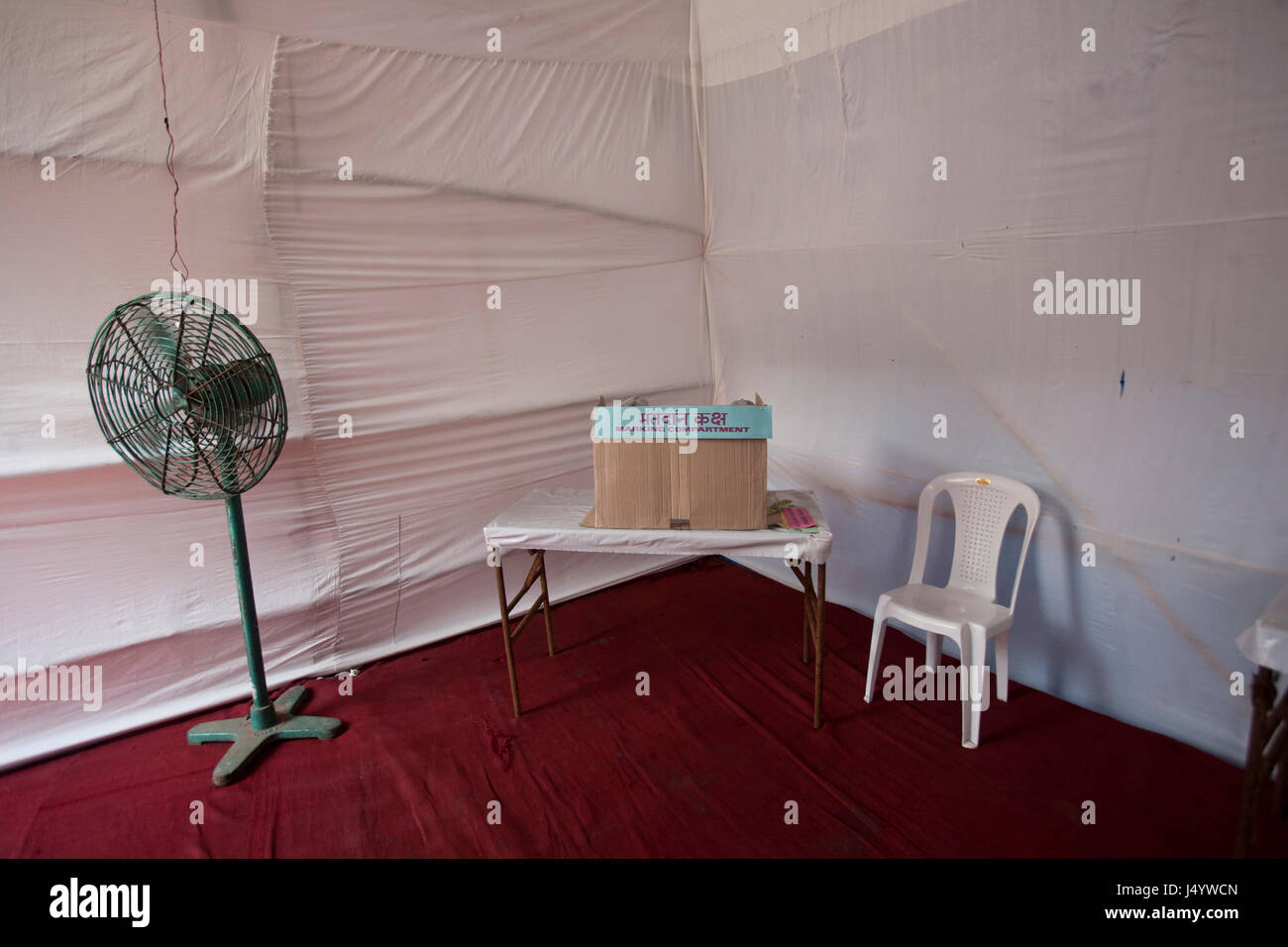 Polling booth, mumbai, maharashtra, india, asia Stock Photo - Alamy