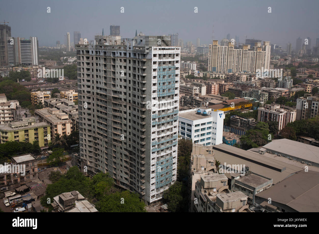 Building, byculla, mumbai, maharashtra, india, asia Stock Photo - Alamy