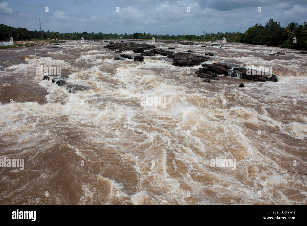 Waterfall in gokak, karnataka, india, asia Stock Photo - Alamy