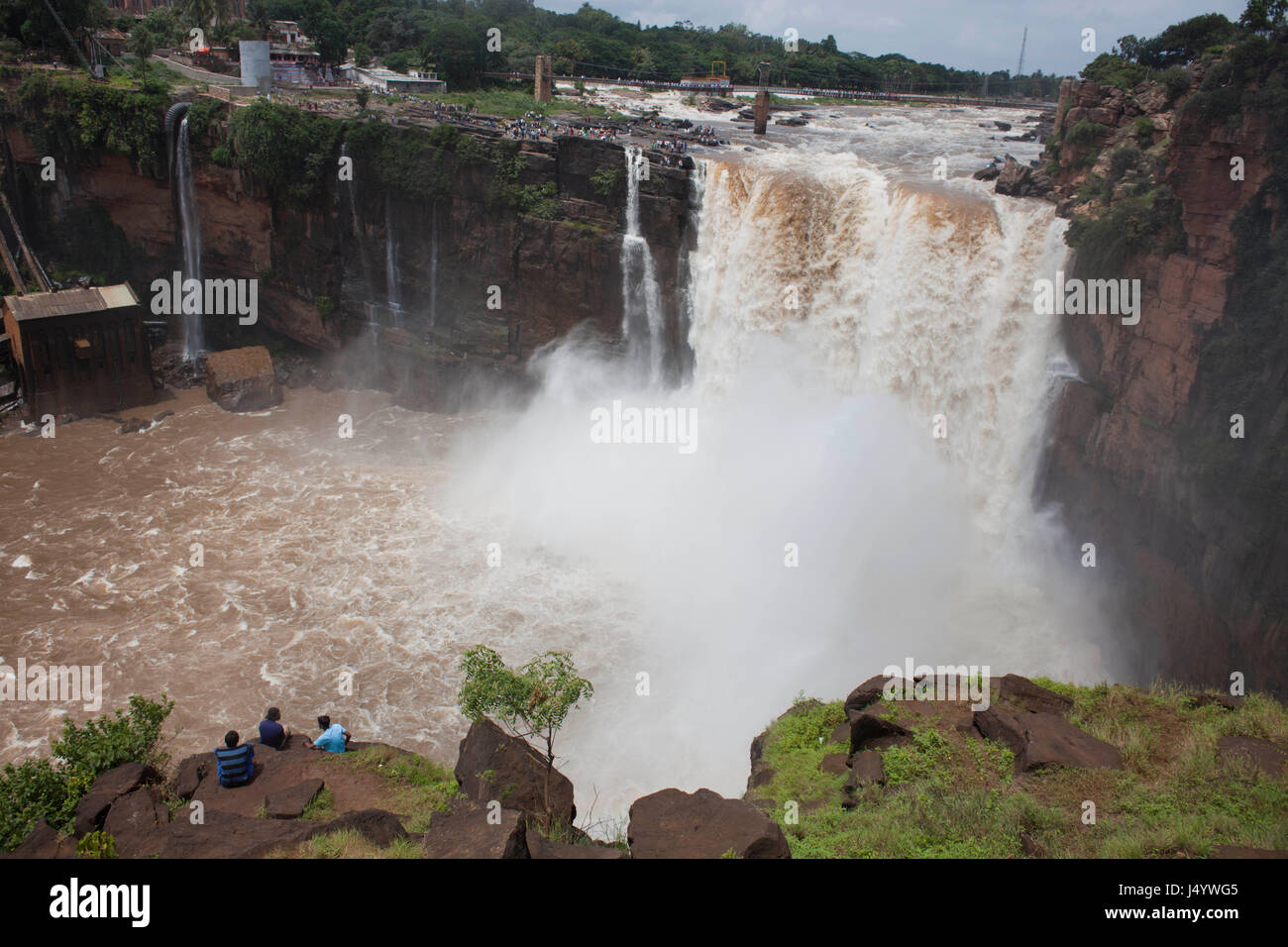 Waterfall in gokak, karnataka, india, asia Stock Photo - Alamy