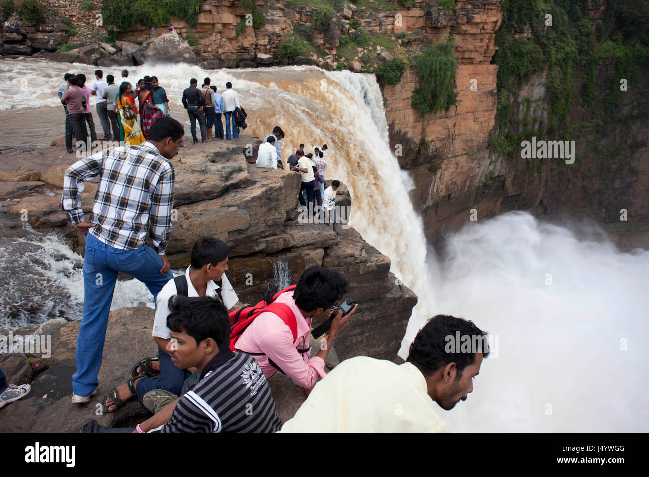 Waterfall in gokak, karnataka, india, asia Stock Photo - Alamy