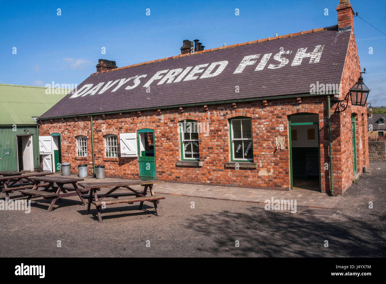 Davy's Fish shop at Beamish Museum,England,UK Stock Photo - Alamy