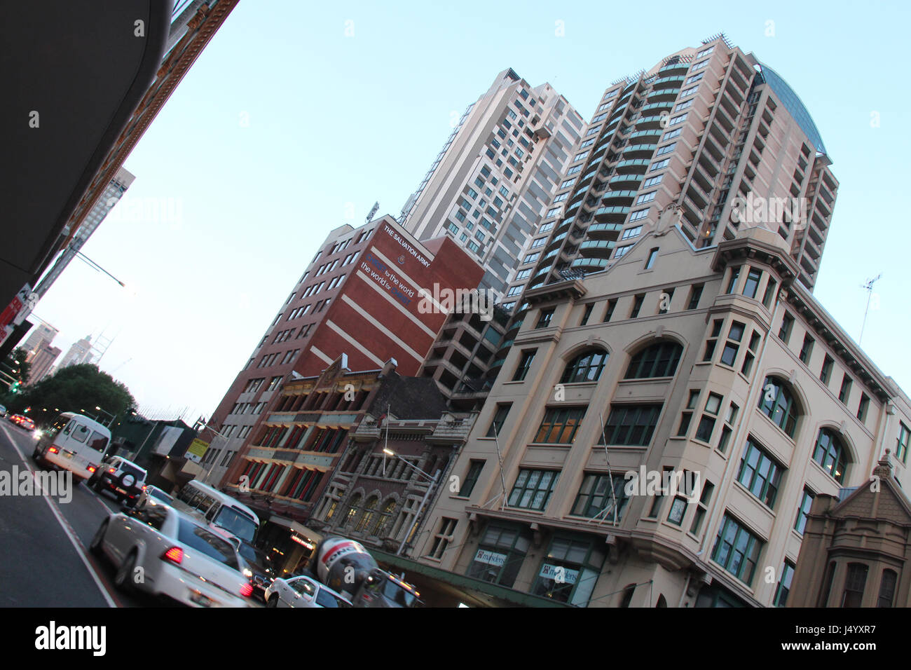 Buildings on Elizabeth street in Sydney (Australia Stock Photo - Alamy