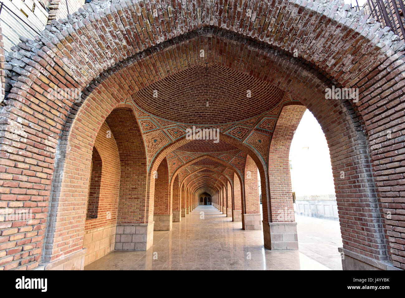 Blue Mosque in Tabriz, Iran. The Blue Mosque is a famous historic ...