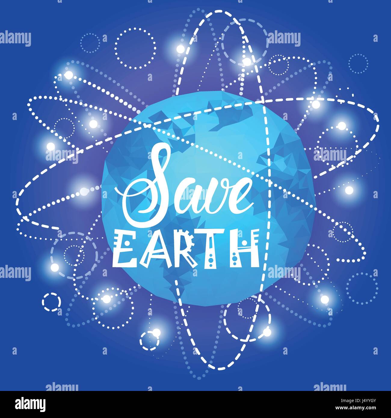 Save Earth World Environment Day Ecology Protection Holiday Greeting ...