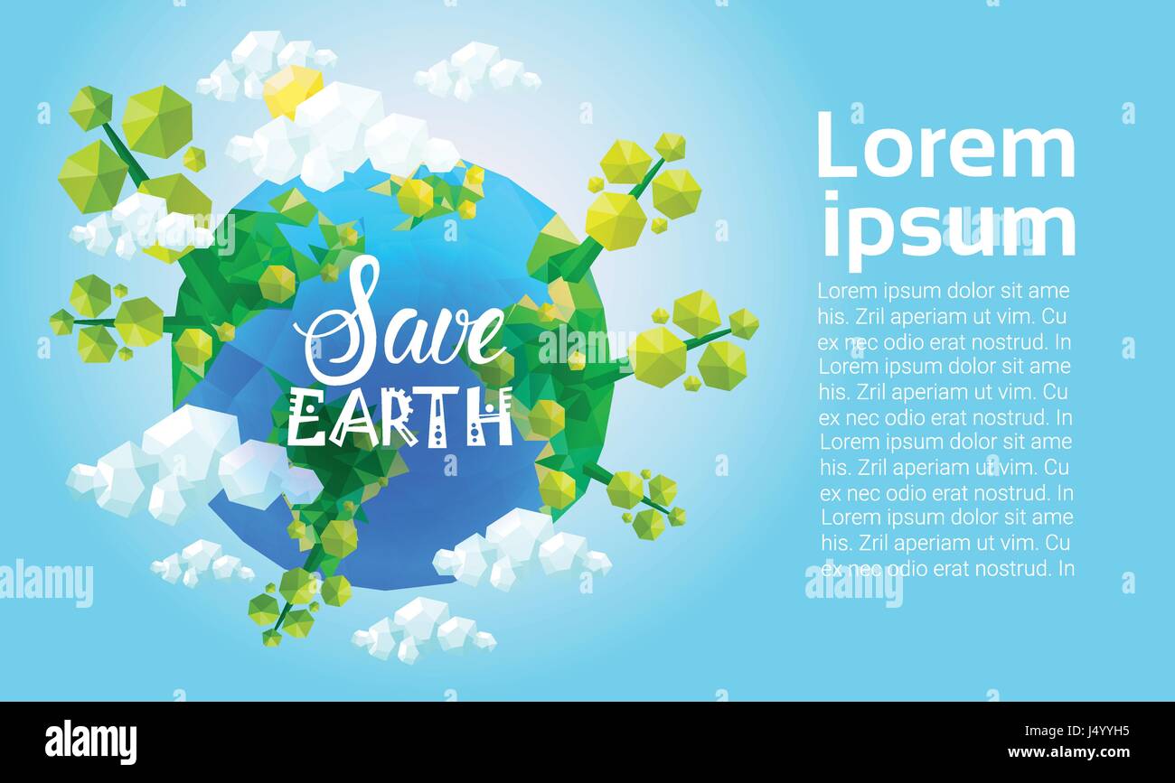 World Environment Day Ecology Protection Holiday Greeting Card Stock ...