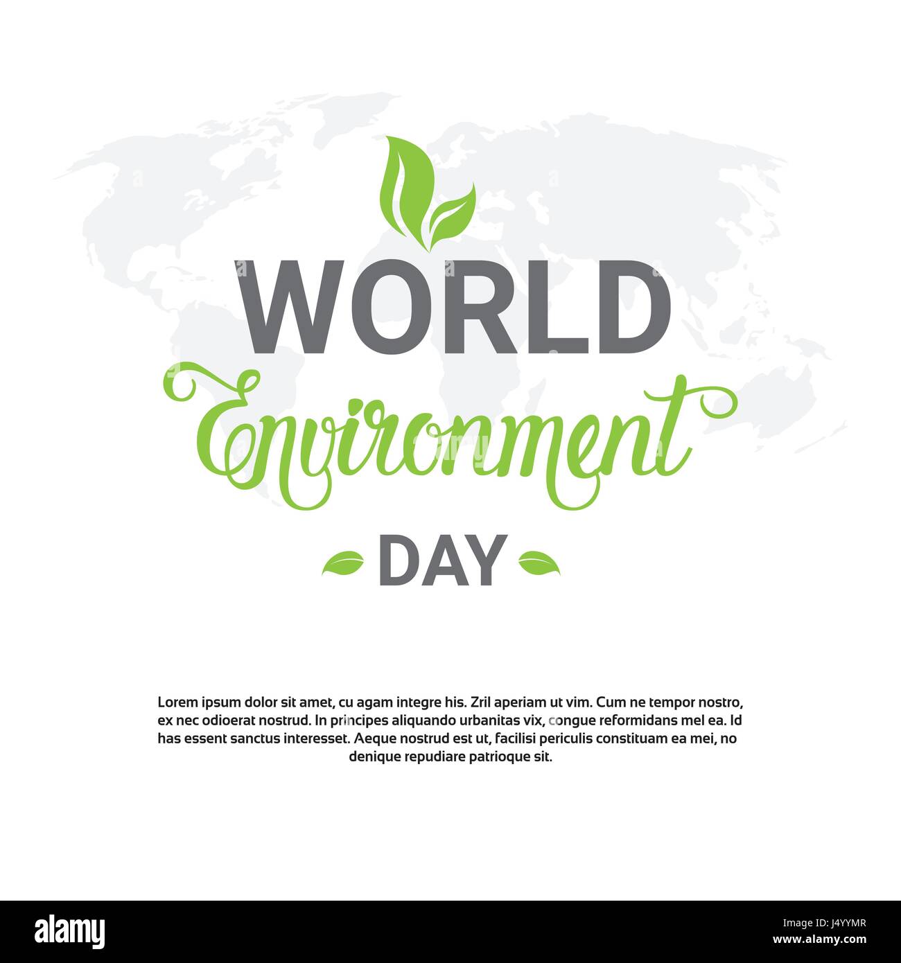 World environment day greeting design Cut Out Stock Images & Pictures ...