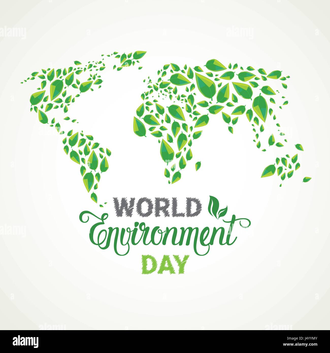 World Environment Day Ecology Protection Holiday Greeting Card Stock ...