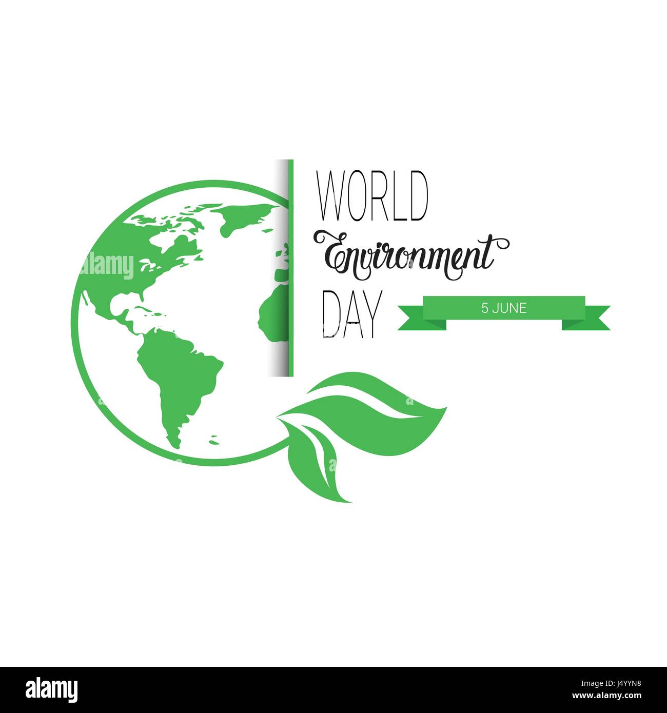 World Environment Day Ecology Protection Holiday Greeting Card Stock ...