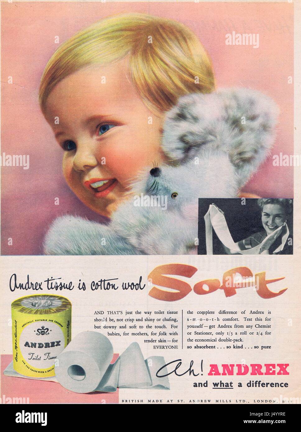 Andrex puppy advert hi-res stock photography and images - Alamy