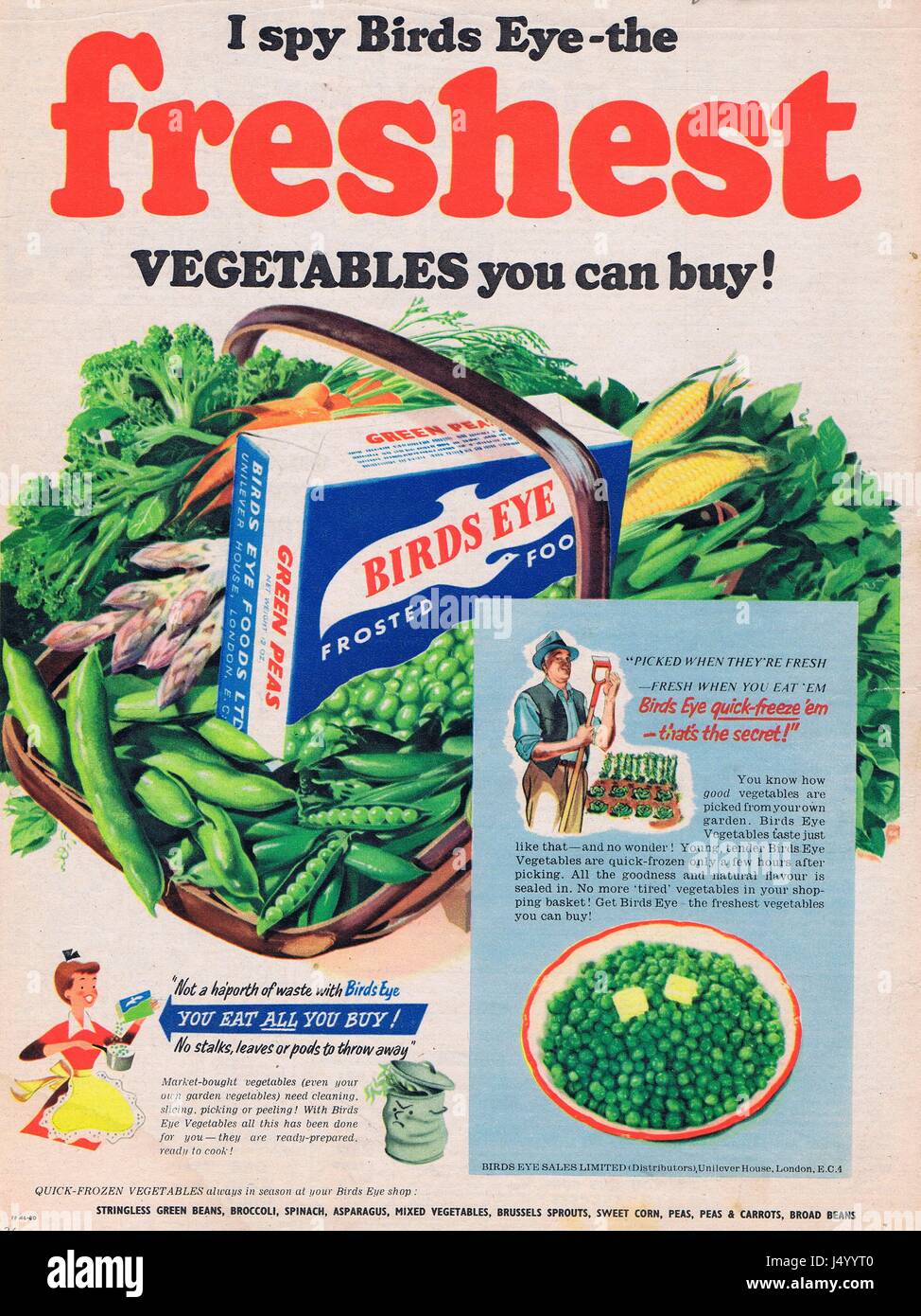 First Frozen Food Ad