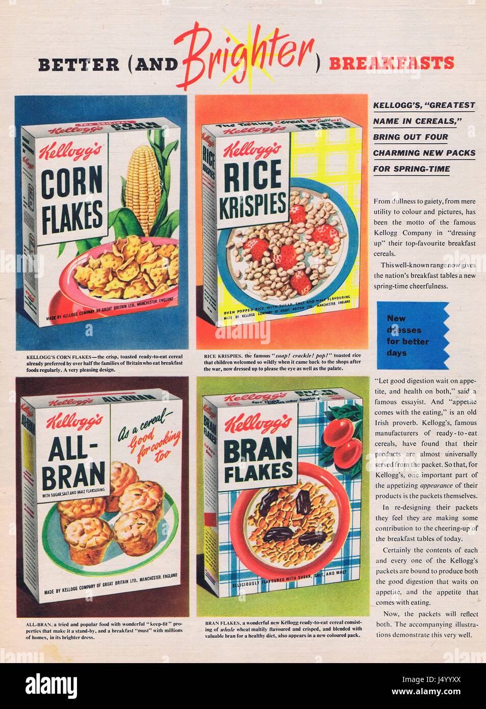 Cereal Ad Advertisement Stock Photos & Cereal Ad Advertisement Stock ...