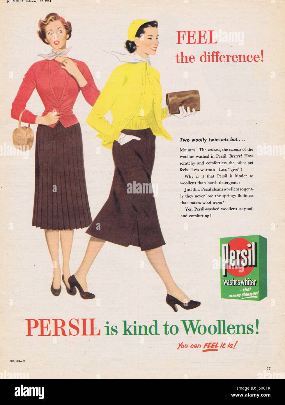 1950s washing powder advertisement hi-res stock photography and images ...