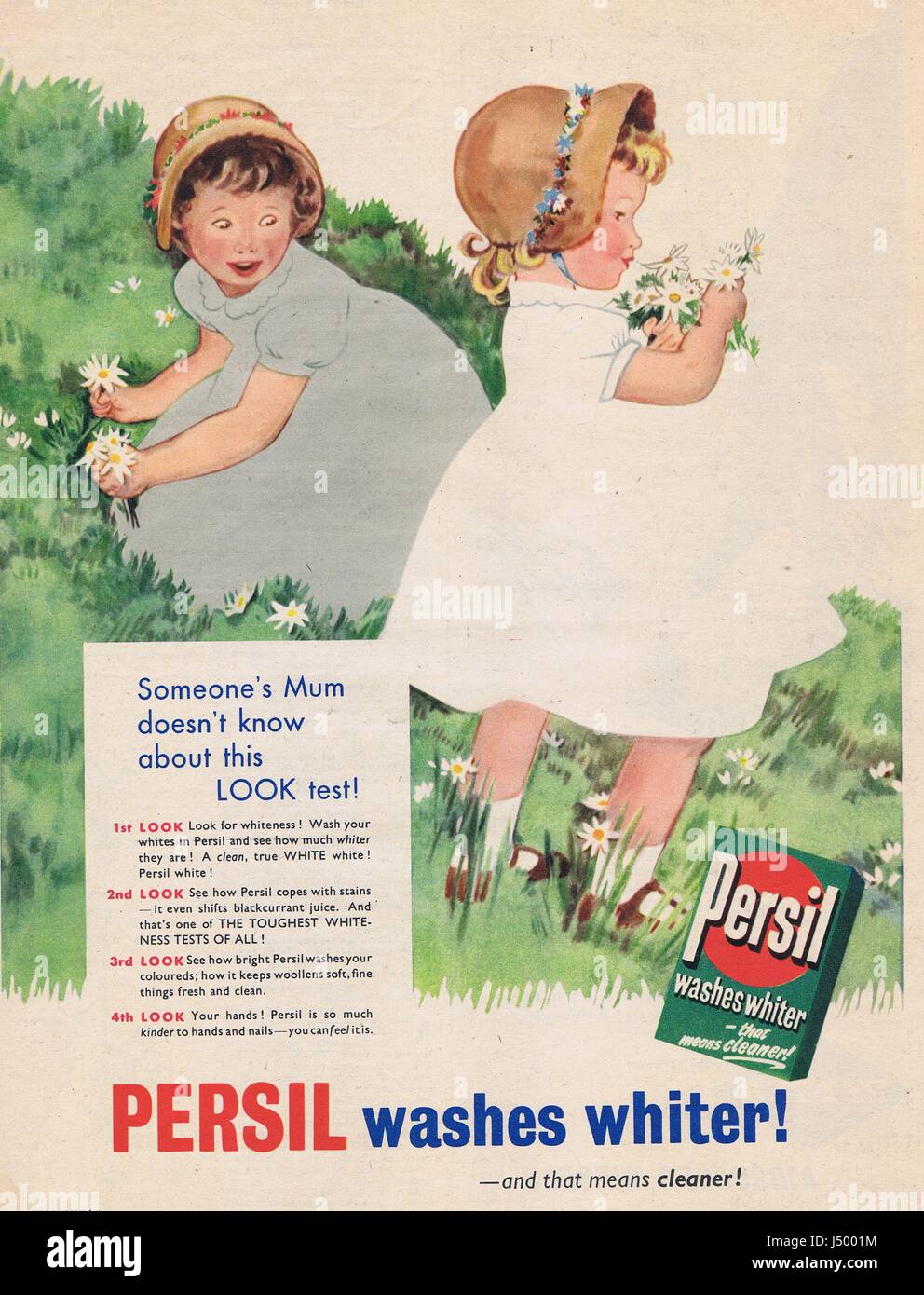 Persil ad 1950's hi-res stock photography and images - Alamy