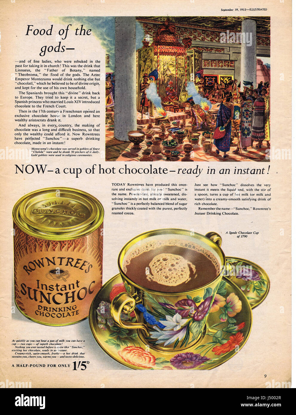 Chocolate advertisement hi-res stock photography and images - Alamy