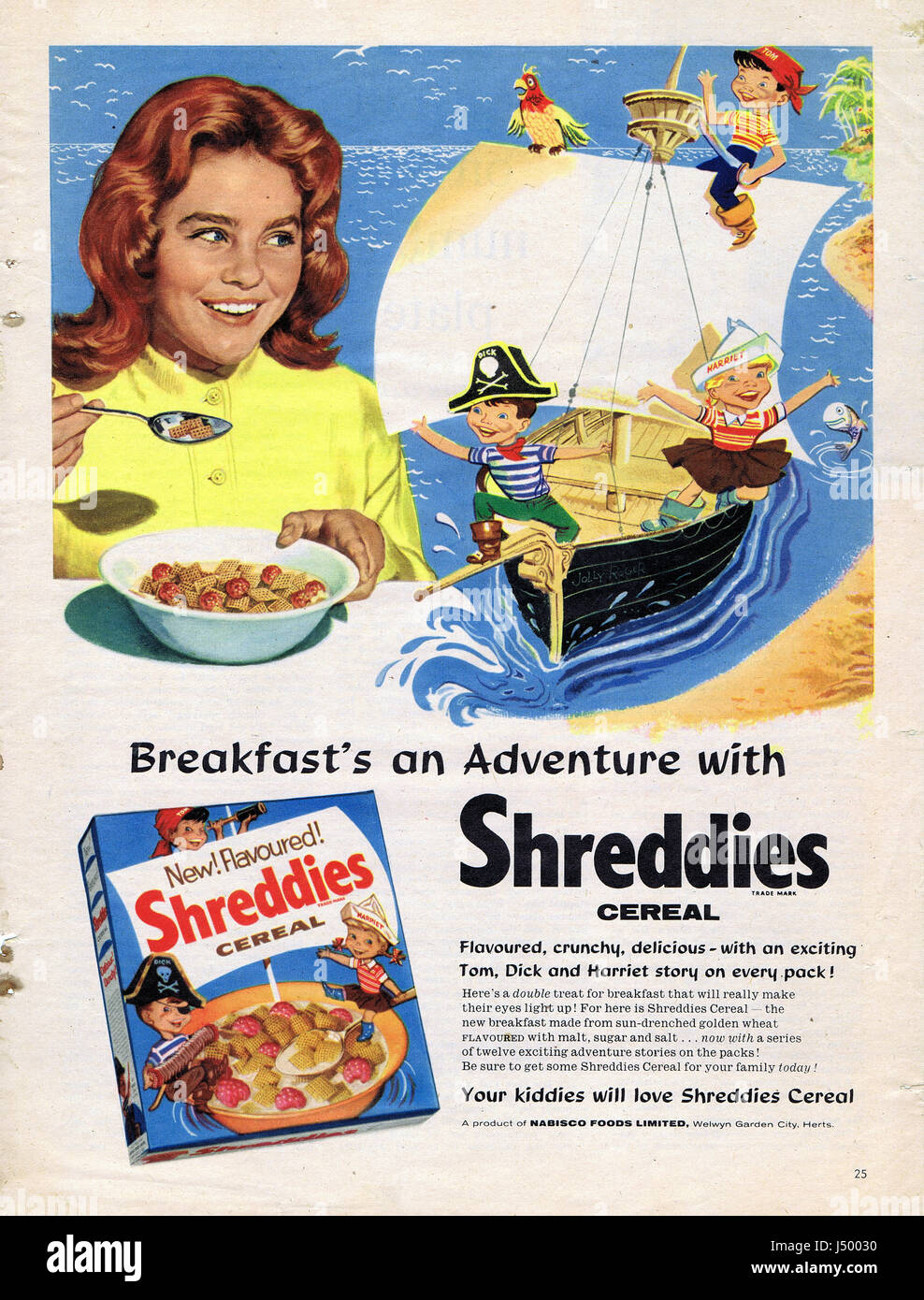 Shreddies advert hi-res stock photography and images - Alamy