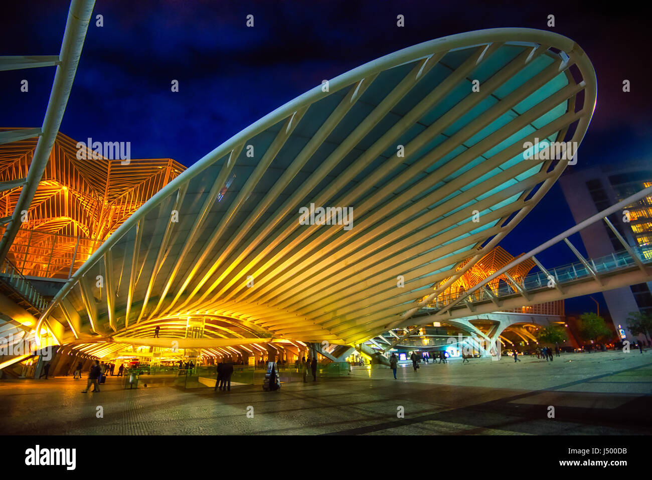 A vivid wide-angle shot of Lisbon's famous train station. By Mark ...