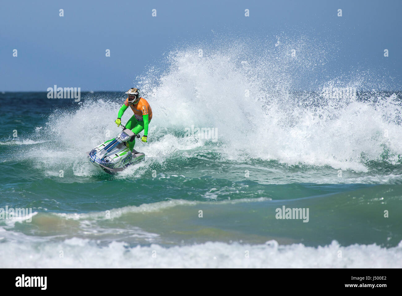 A jetski rider at the IFWA Championships Jetski Jet ski Spectacular ...