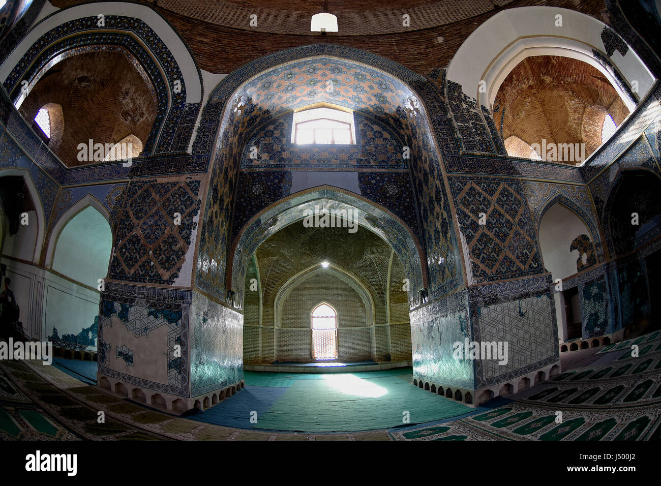 Blue Mosque in Tabriz, Iran. The Blue Mosque is a famous historic ...