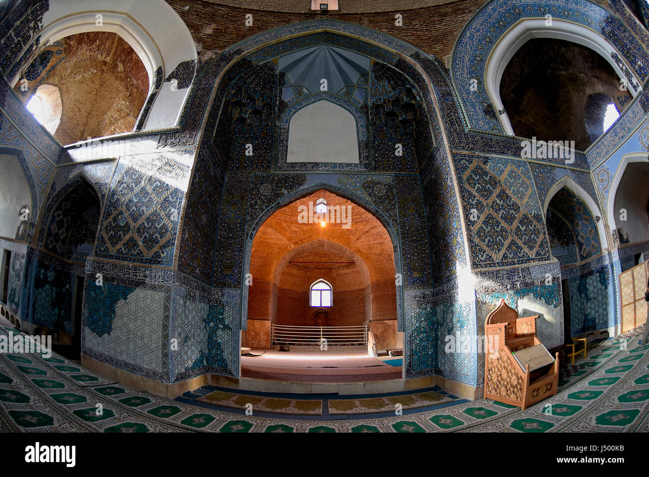 Blue Mosque in Tabriz, Iran. The Blue Mosque is a famous historic ...