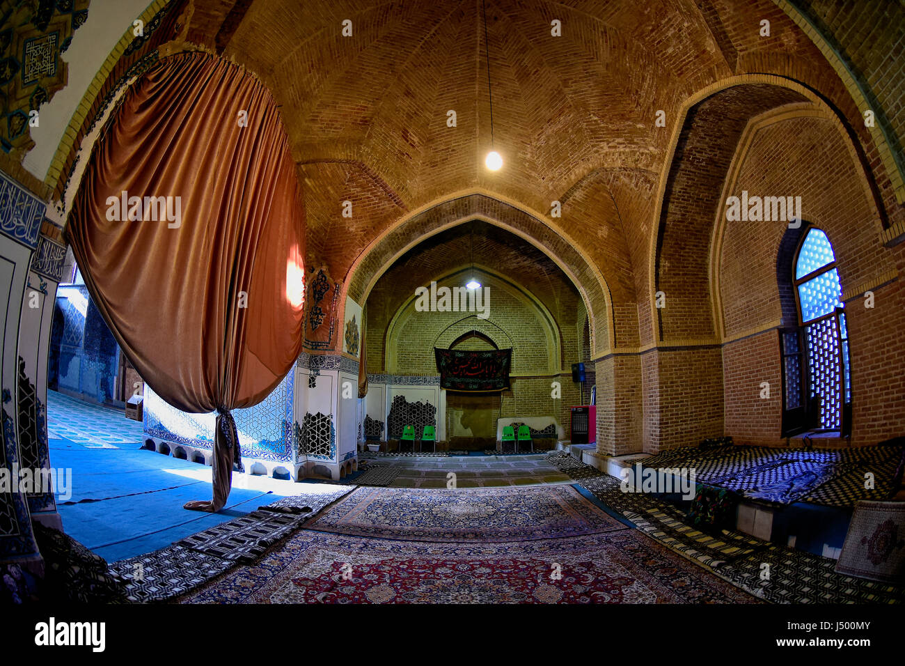 Blue Mosque in Tabriz, Iran. The Blue Mosque is a famous historic ...