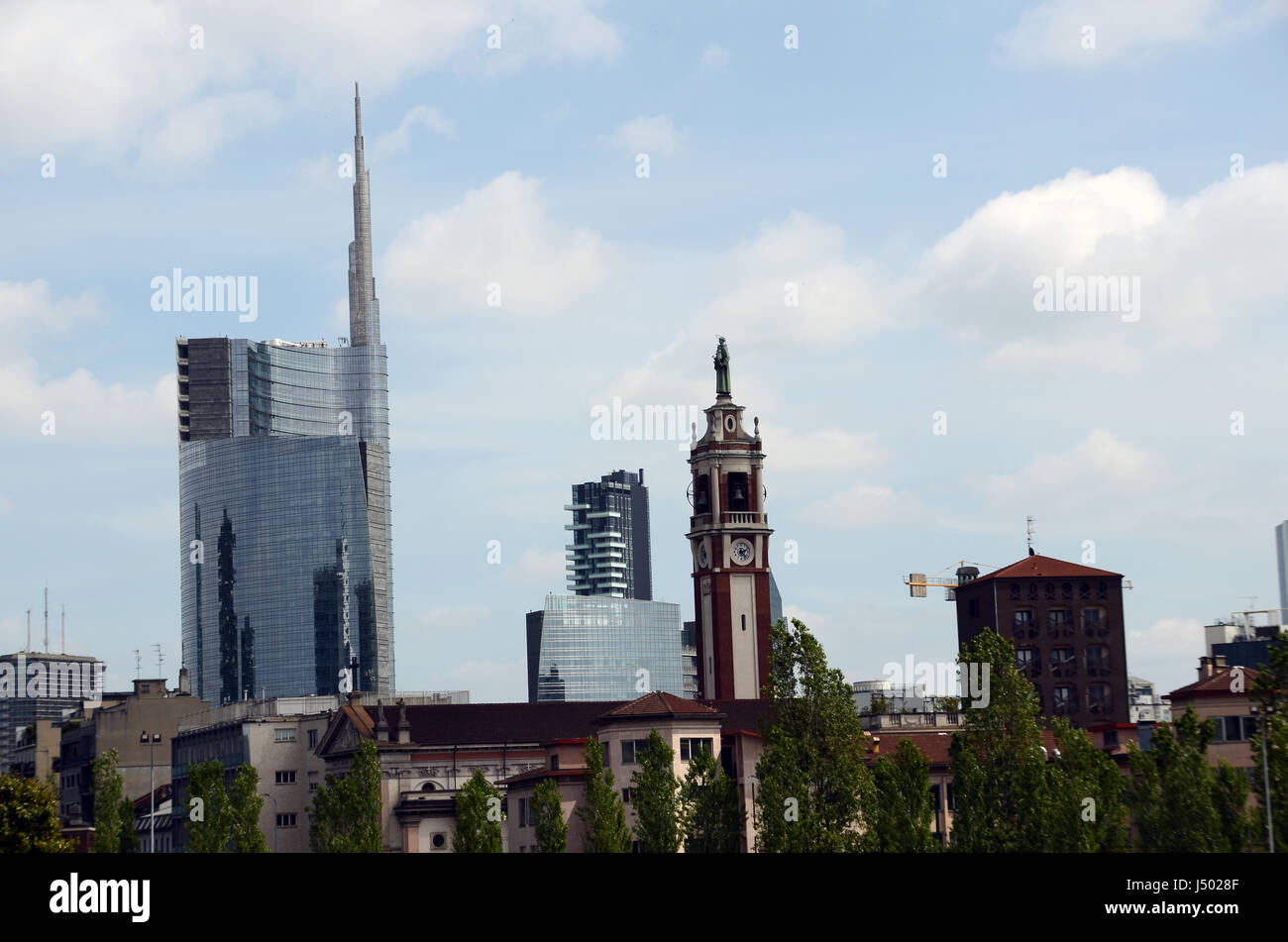 Milan, Italy skyline Stock Photo - Alamy