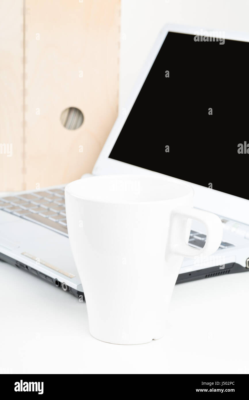 Empty workplace desk workspace hi-res stock photography and images - Alamy