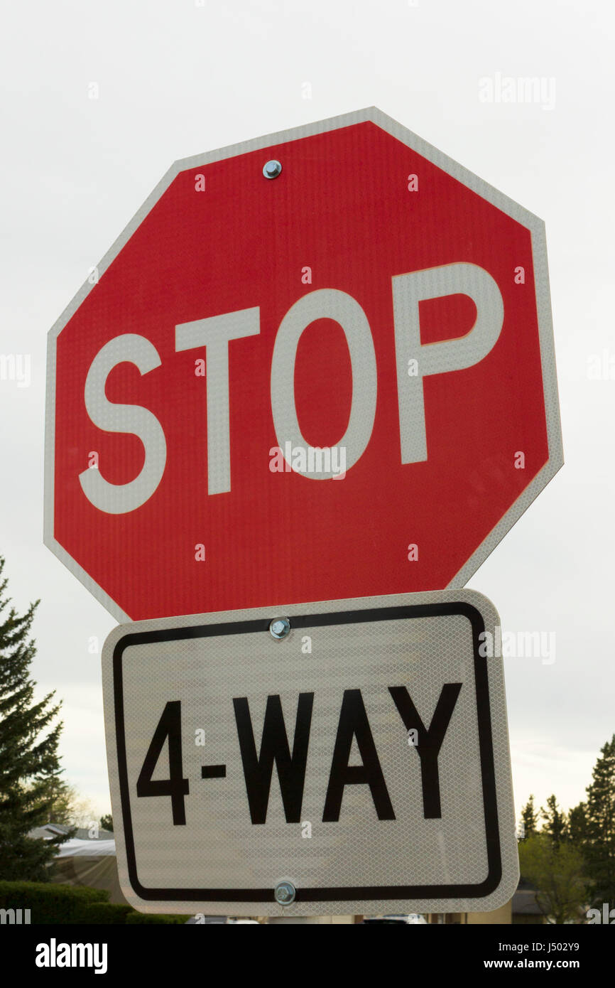 4 way stop sign alberta hi-res stock photography and images - Alamy 4 way stop sign alberta hi-res stock photography and images - Alamy