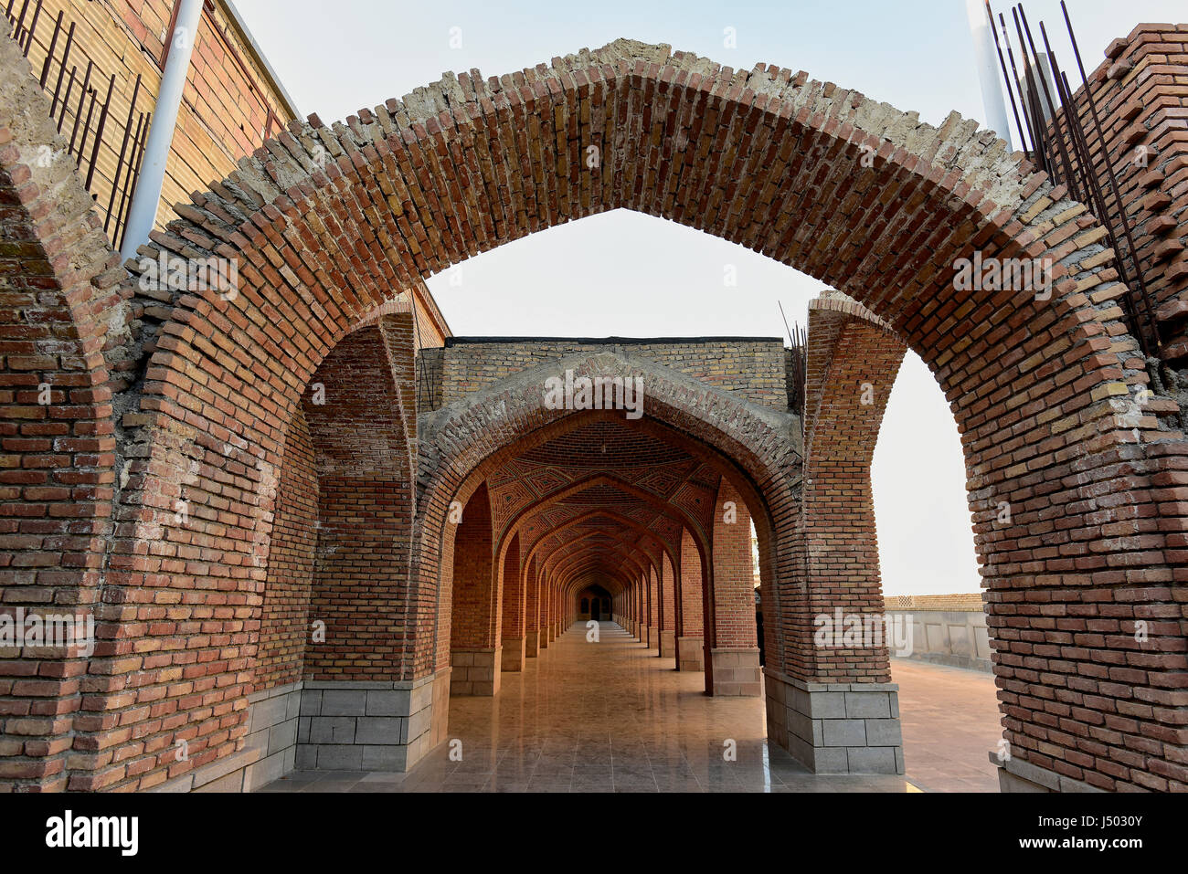 Blue Mosque in Tabriz, Iran. The Blue Mosque is a famous historic ...