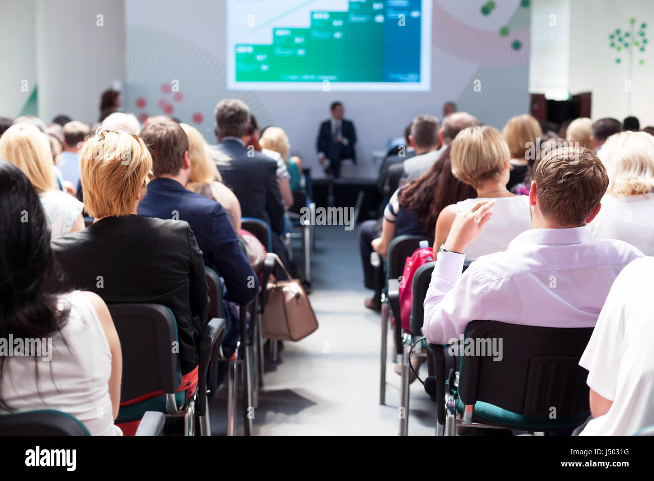 Audience at the business conference Stock Photo - Alamy