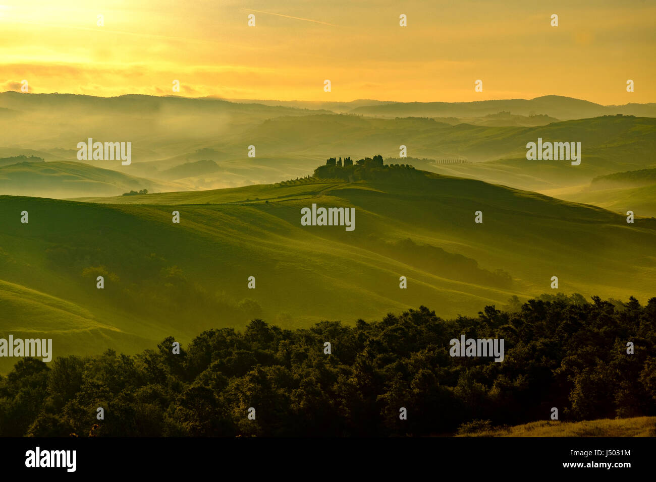 Val d'Orcia in Italy's Tuscany province Europe Stock Photo - Alamy
