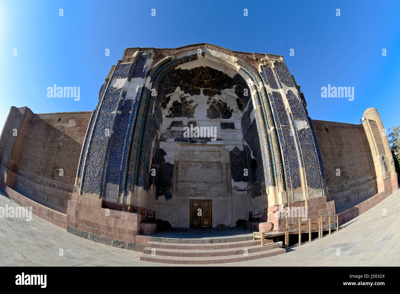 Blue Mosque in Tabriz, Iran. The Blue Mosque is a famous historic ...