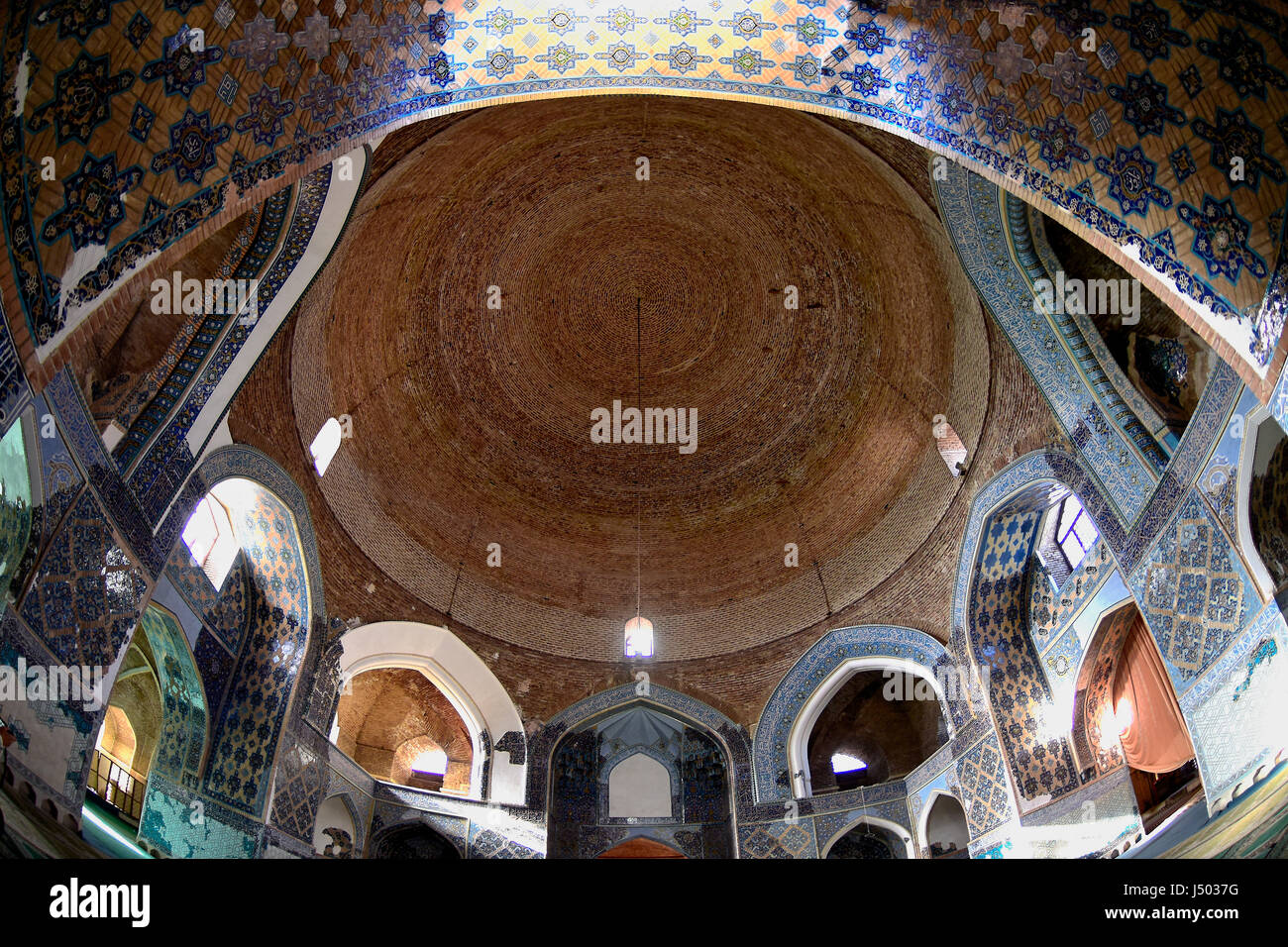 Blue Mosque in Tabriz, Iran. The Blue Mosque is a famous historic ...