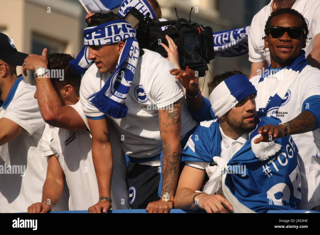 Brighton hove albion football supporters hi-res stock photography and ...