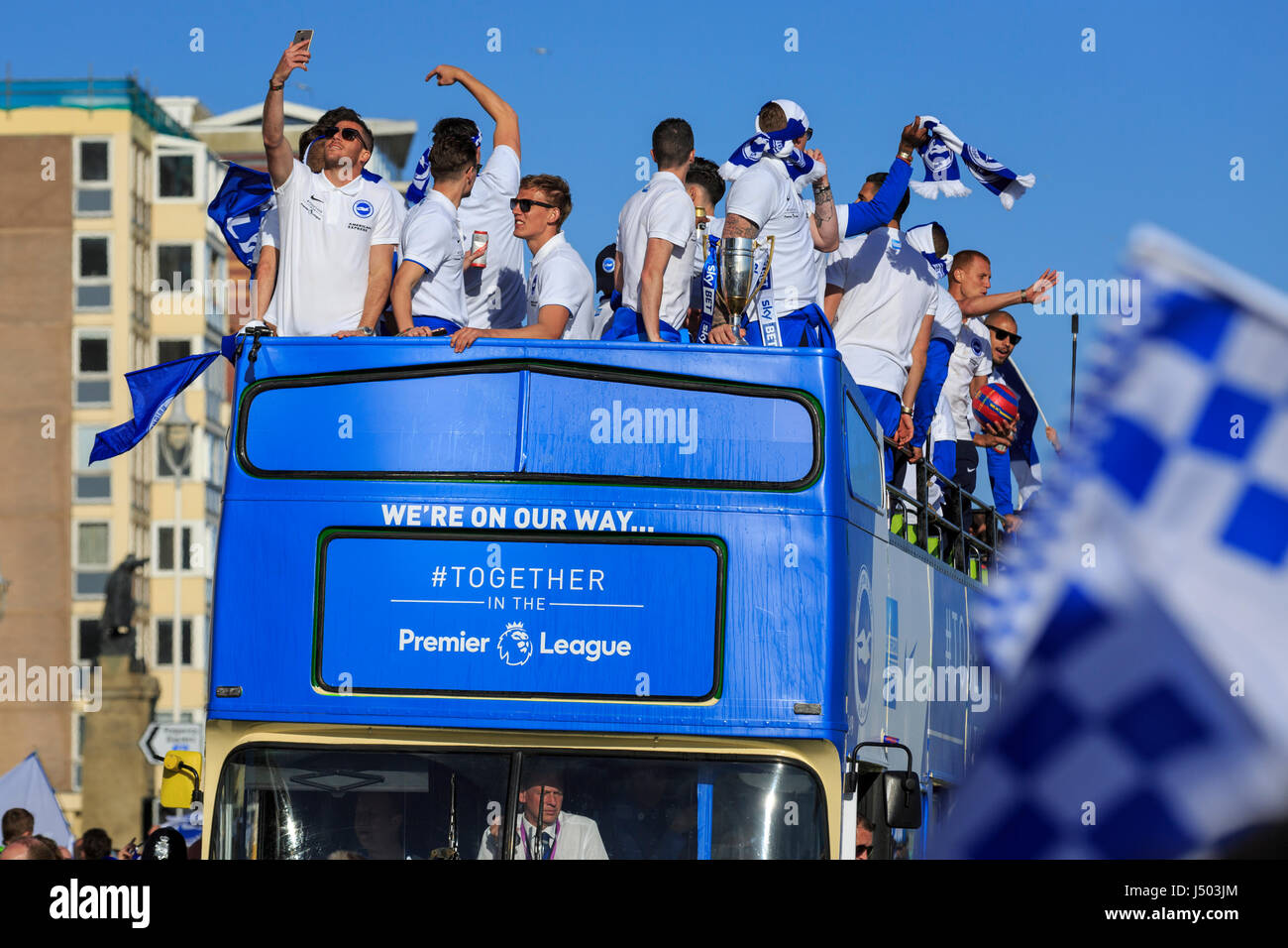Brighton hove albion fans division hi-res stock photography and images ...