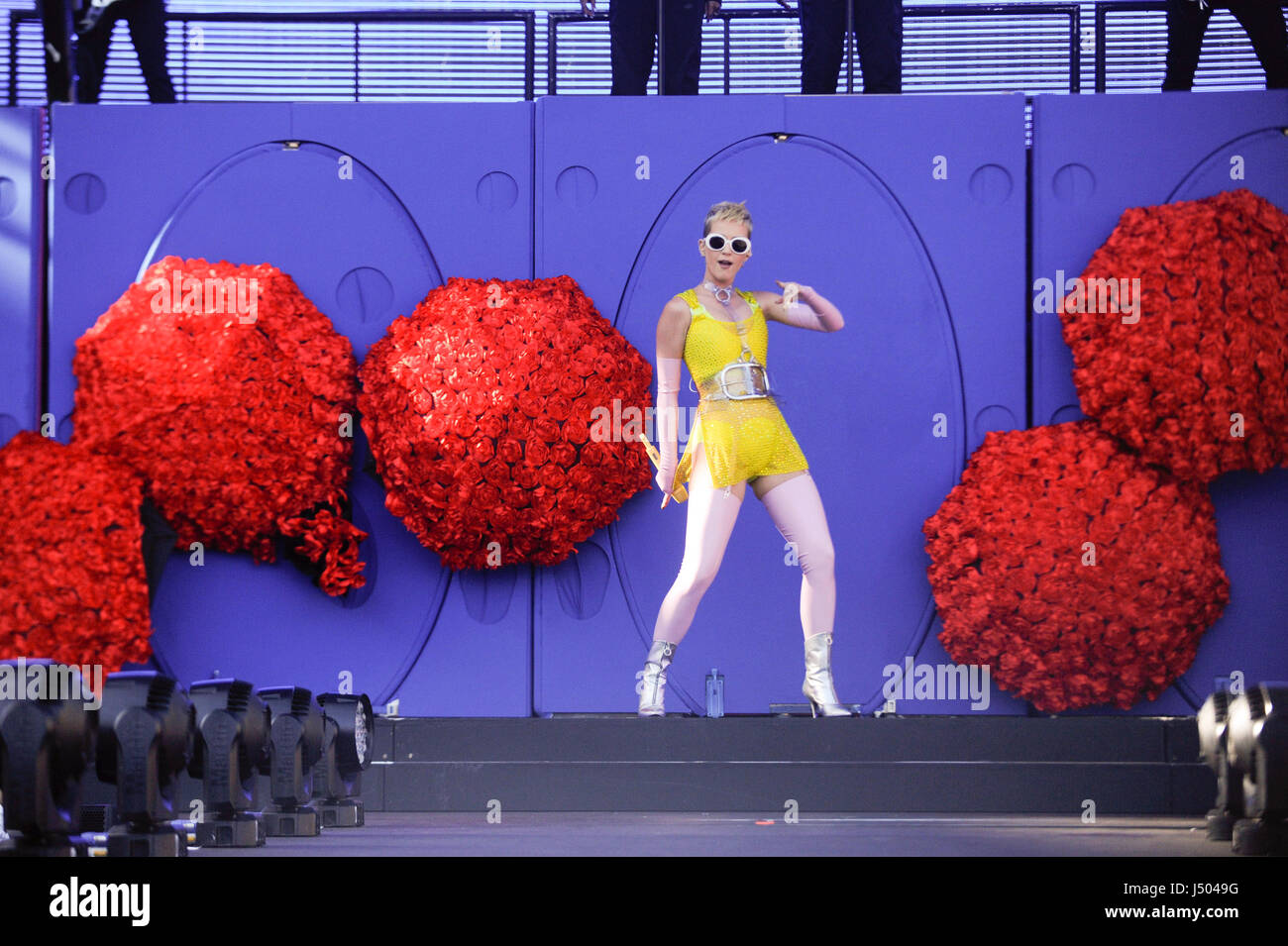 Singer Katy Perry performing at the 2017 KIIS FM Wango Tango at the ...