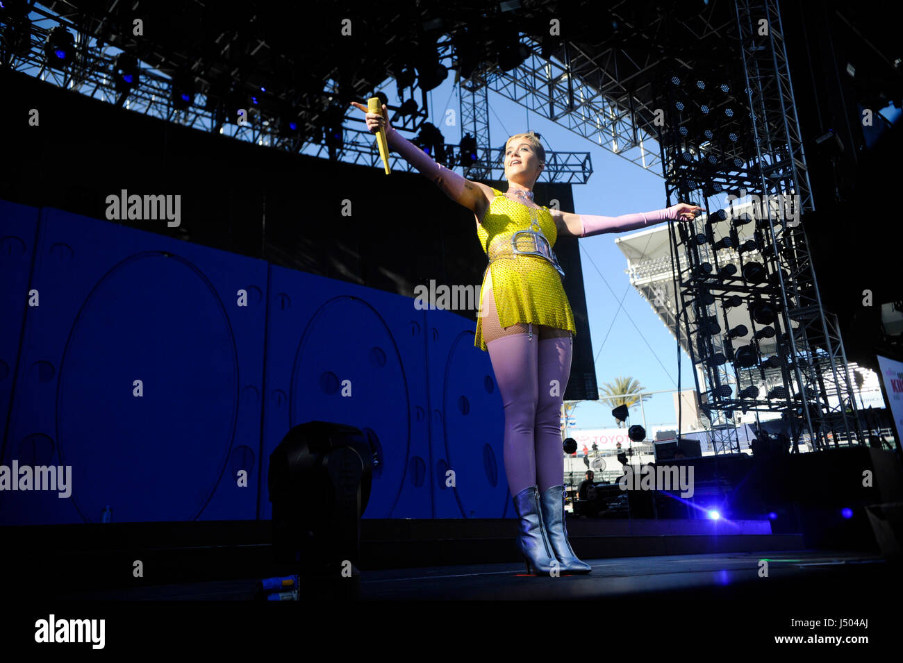 Singer Katy Perry performing at the 2017 KIIS FM Wango Tango at the ...
