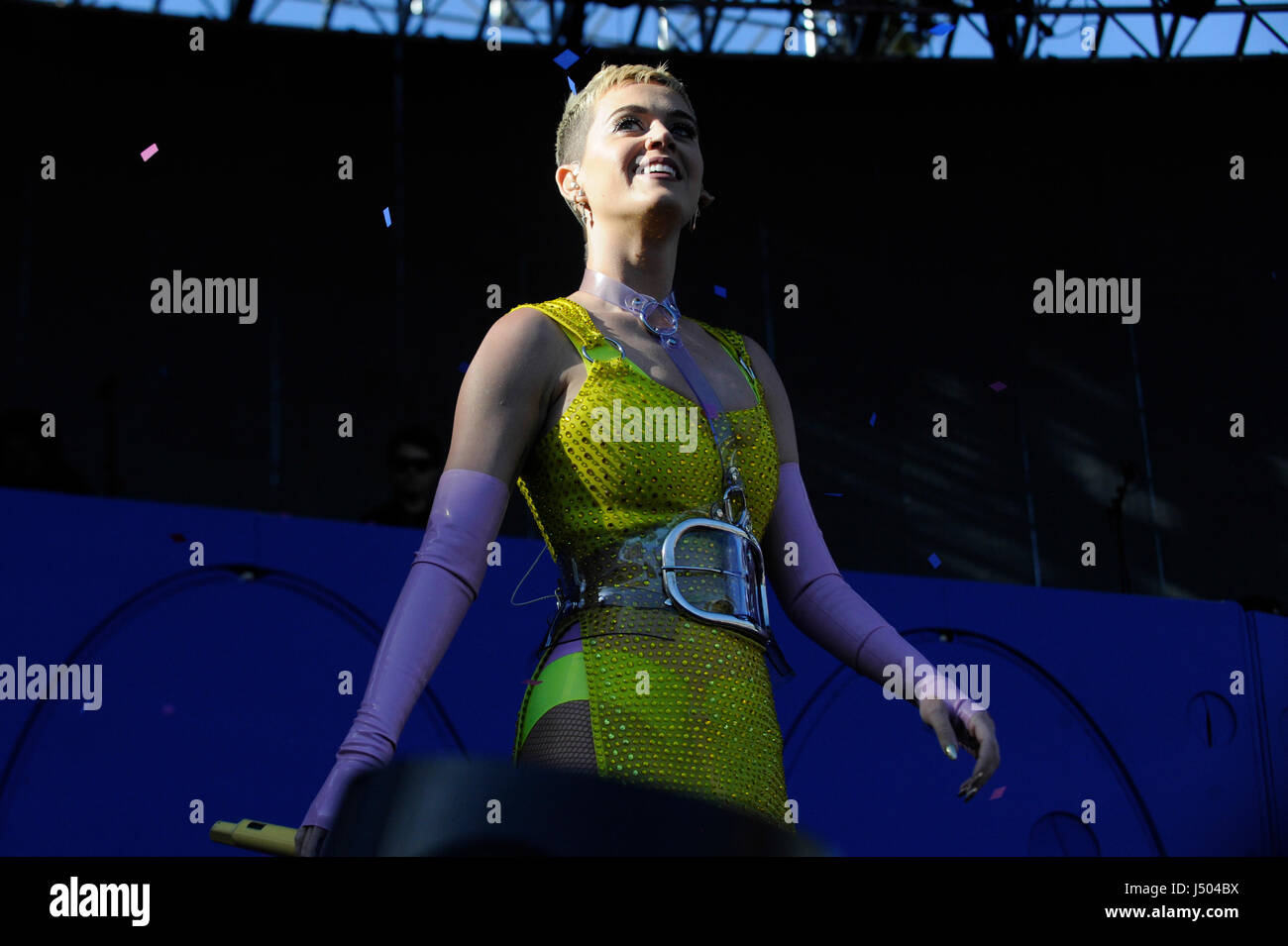 Singer Katy Perry performing at the 2017 KIIS FM Wango Tango at the ...