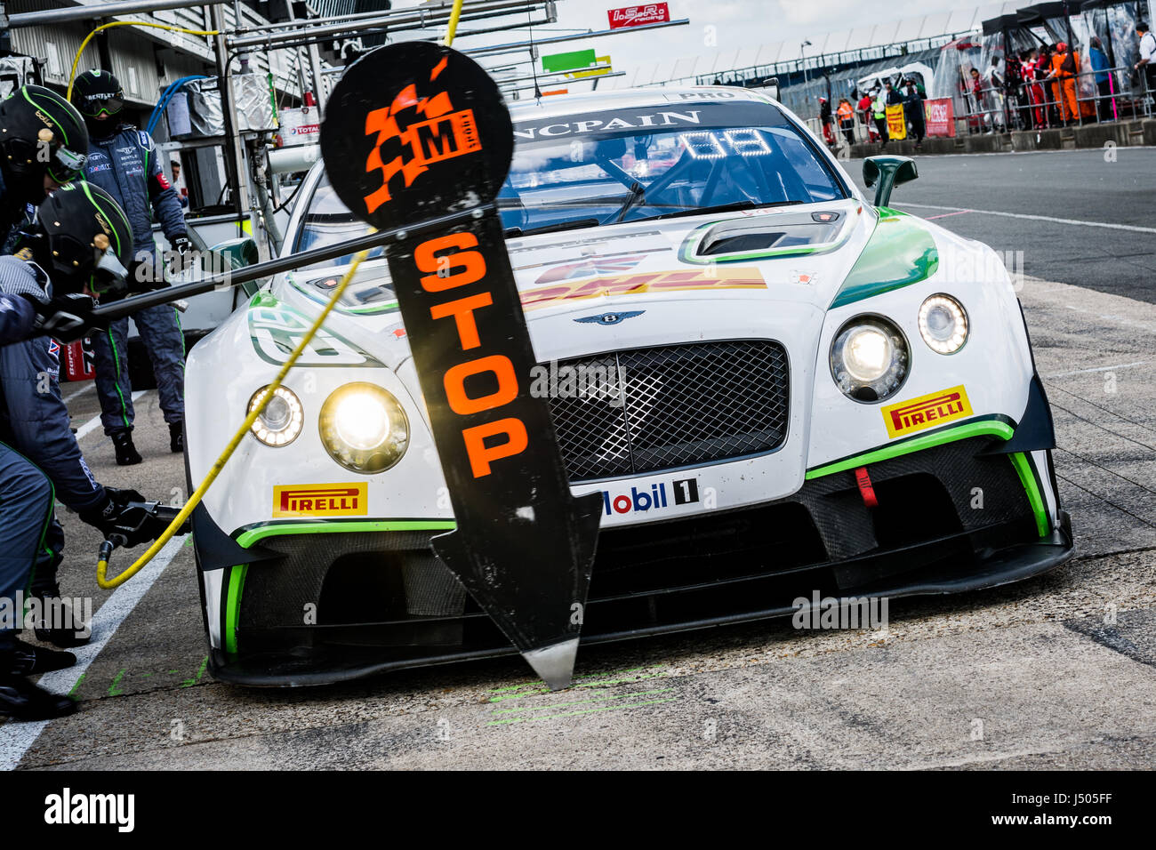 Towcester, Northamptonshire, UK. 14th May, 2017. Blancpain GT Series ...