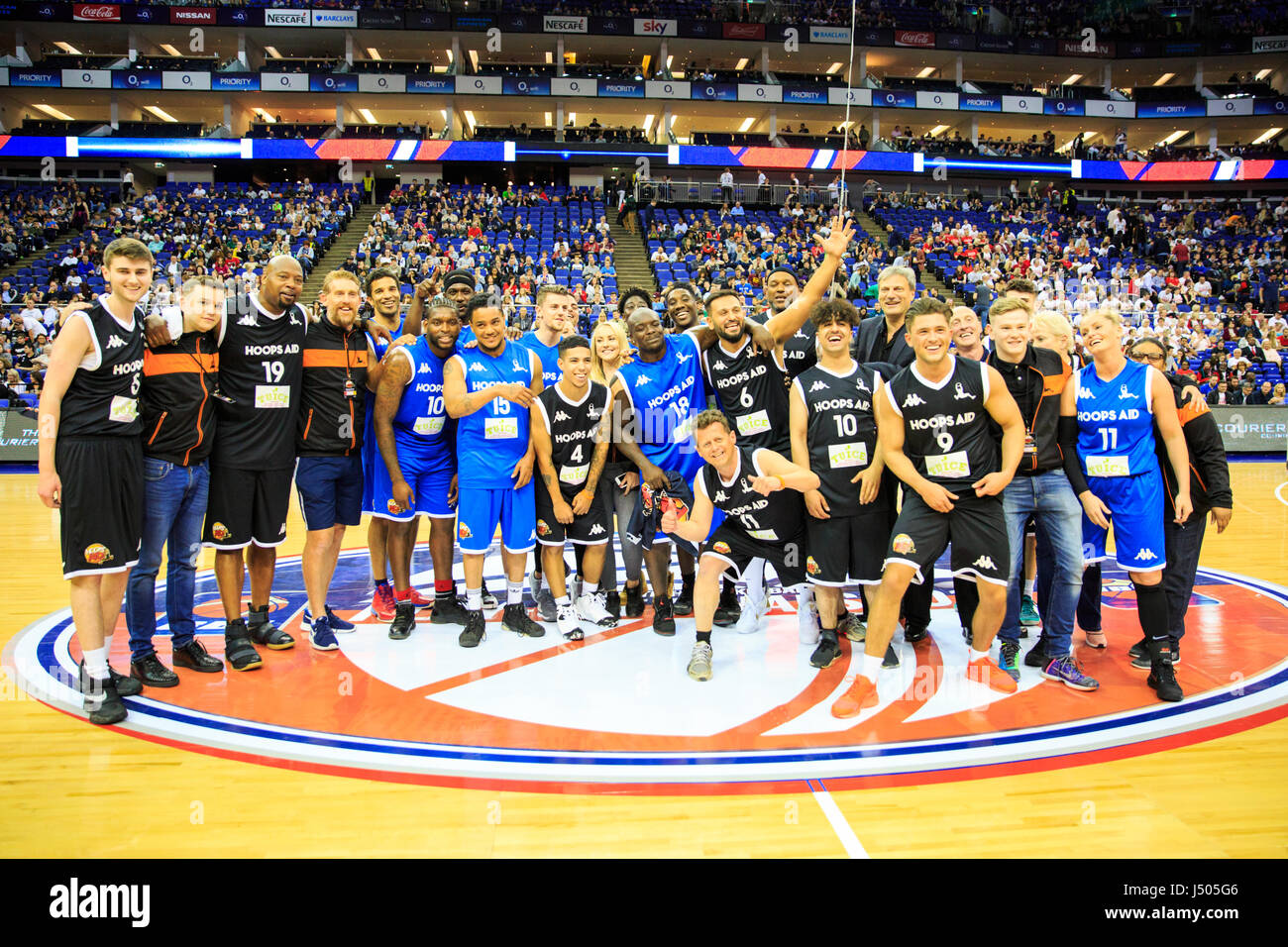 O2 Arena, London, Uk, 14th May 2017. Celebrities attend and play in the ...