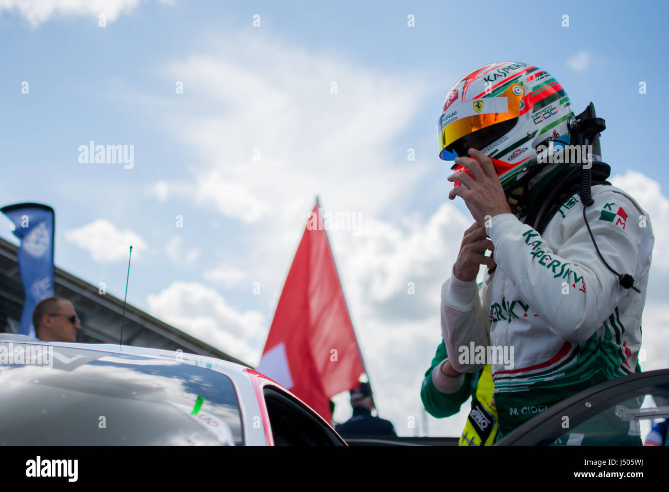Towcester, Northamptonshire, UK. 14th May, 2017. Blancpain GT Series ...