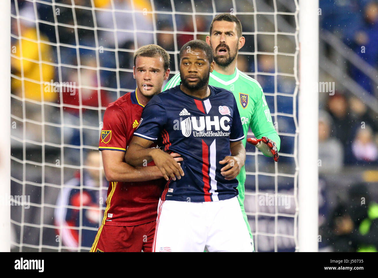 Gillette Stadium. 13th May, 2017. MA, USA; Real Salt Lake defender ...