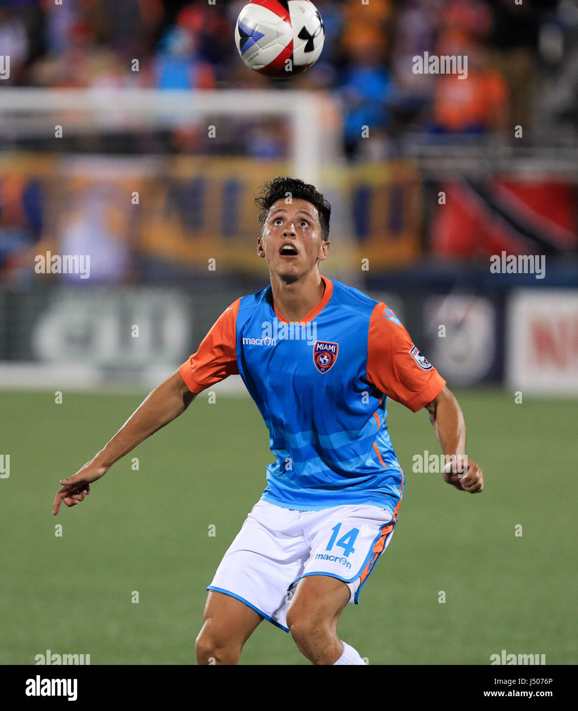 Miami, Florida, USA. 13th May, 2017. Miami FC midfielder Robert Baggio ...