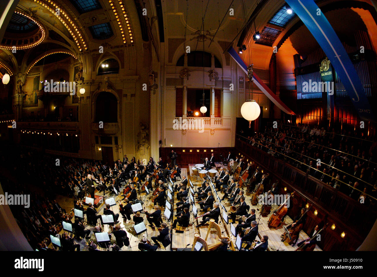 The Vienna Philharmonic Orchestra led by Daniel Barenboim opened the ...