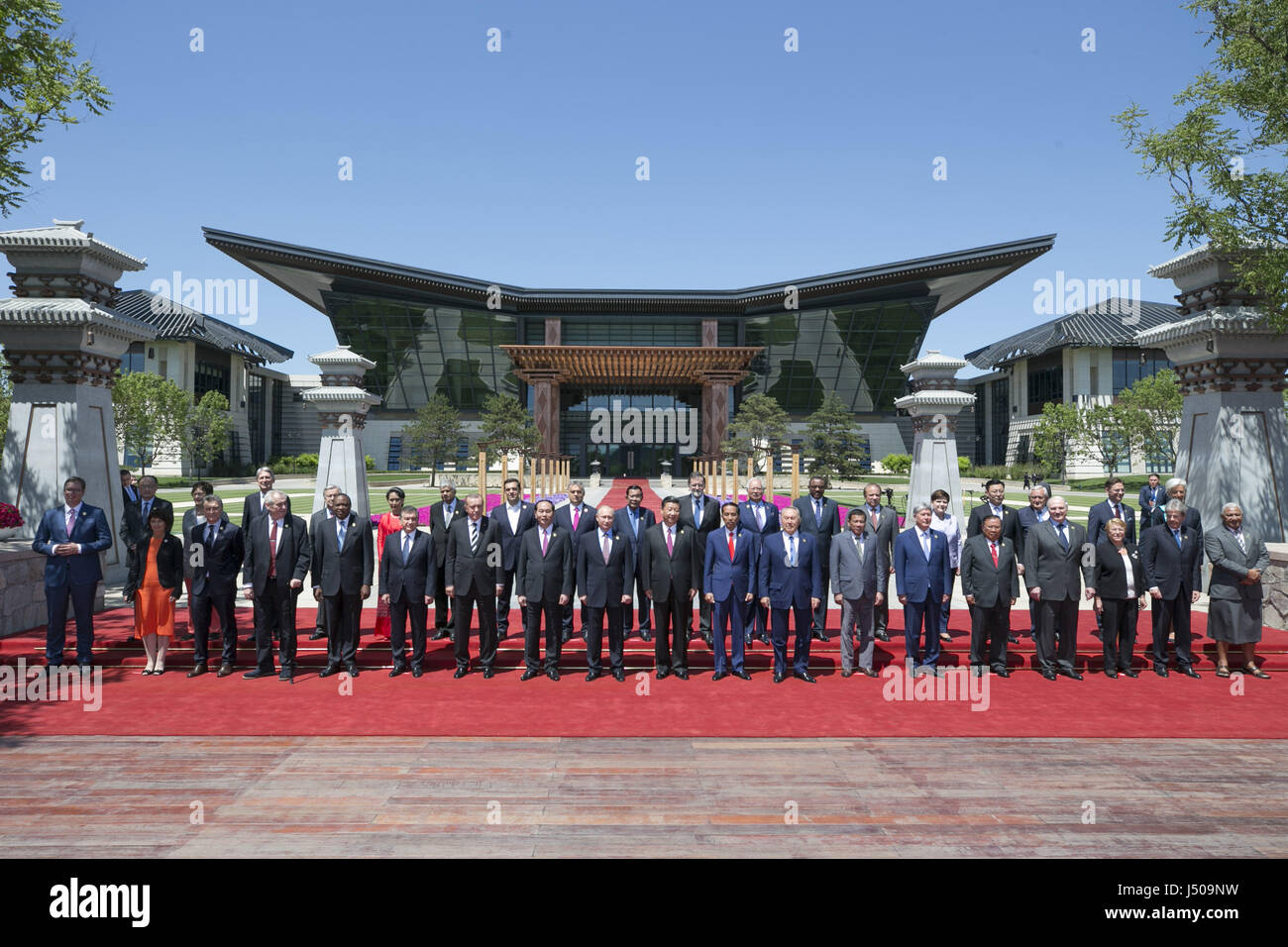 Beijing, China. 15th May, 2017. Chinese President Xi Jinping, foreign ...