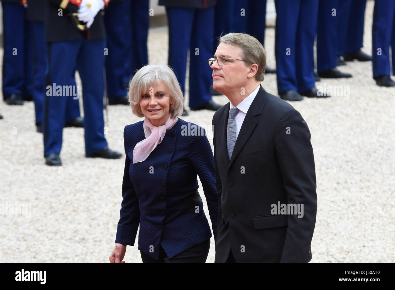 Julien Mattia / Le Pictorium - Inauguration ceremony of Emmanuel Macron ...