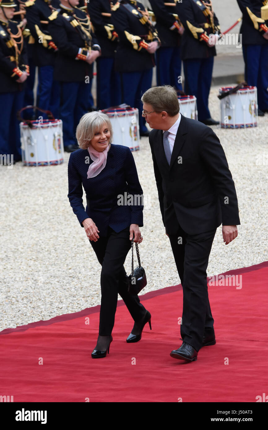 Julien Mattia / Le Pictorium - Inauguration ceremony of Emmanuel Macron ...